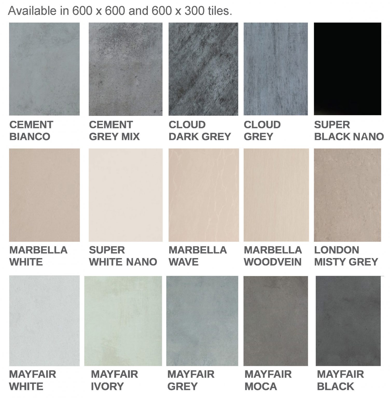 Cranbourne Stone Porcelain Tiles Swatches - Cranbourne Stone