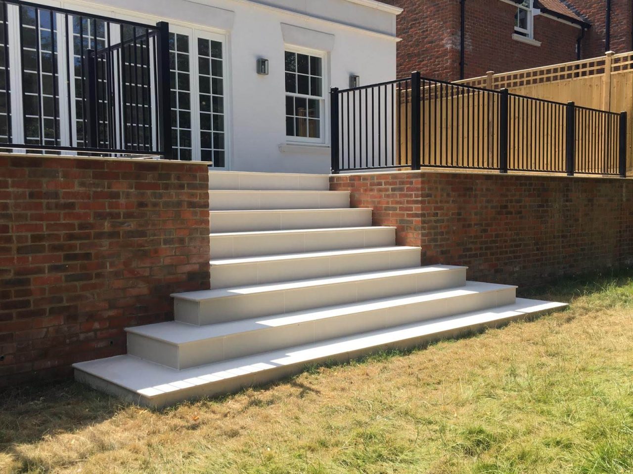Awbridge Cream Porcelain Steps - Cranbourne Stone